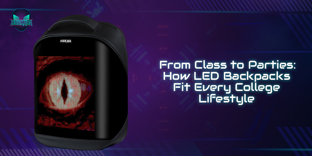 How LED Backpacks Fit Every College Lifestyle- Hookaba
