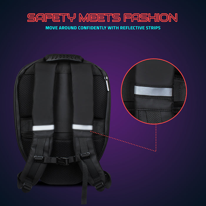 Eye Rover Premium Bikers LED Backpack - 31L | Hookaba