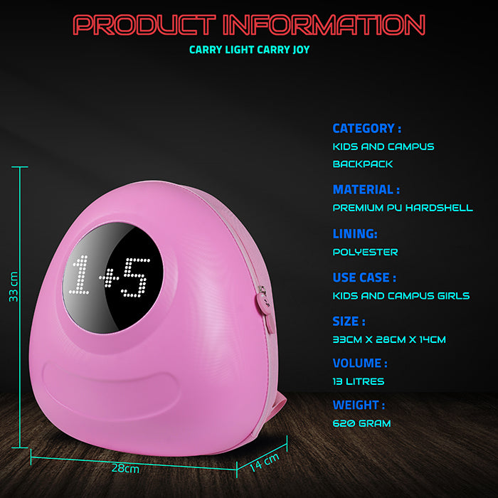 GlowBuddy Premium Kids LED Backpack - 13L – Hookaba